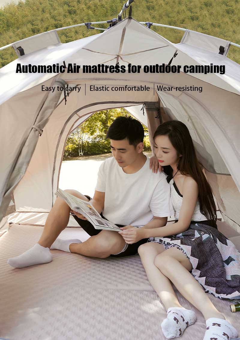 Wholesale Double Self-Inflate Sleeping Pad PVC Camping Ultralight ...